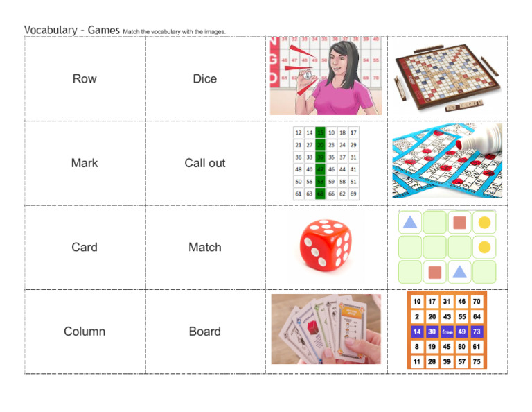 01 3 Vocabulary - Word Games | PDF