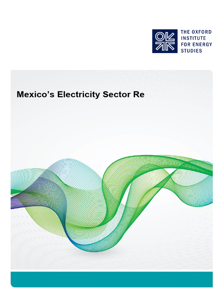 Mexico's Electricity Sector Re-Centralization | PDF | Public–Private ...