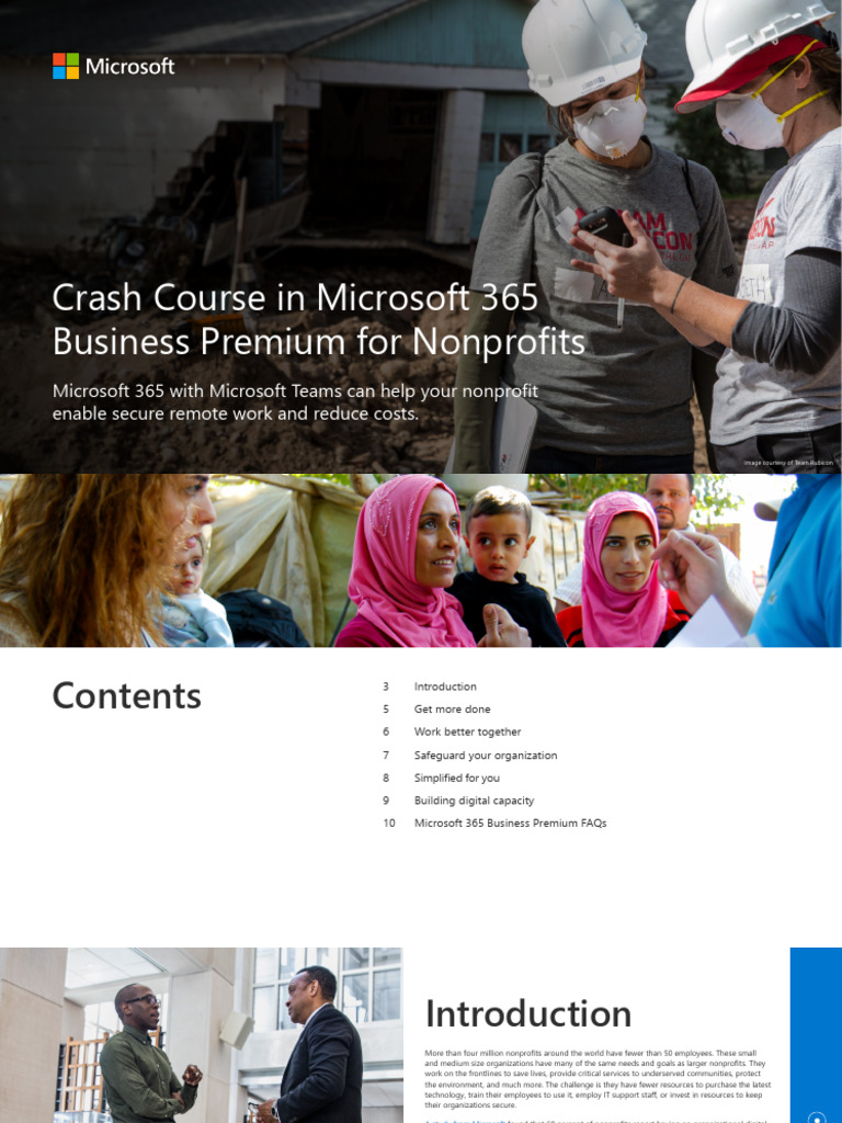 Crash Course in M365 Business Premium For Nonprofits Ebook | PDF | Microsoft Outlook | Computer ...