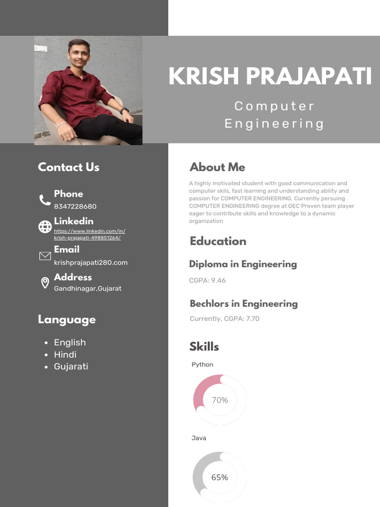 Computer Engineering Student Profile | PDF