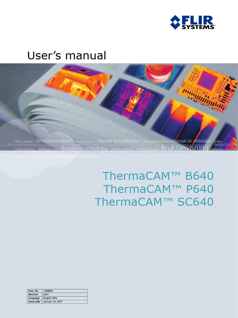ThermaCAM B640 P640 SC640 | PDF | Thermography | Camera