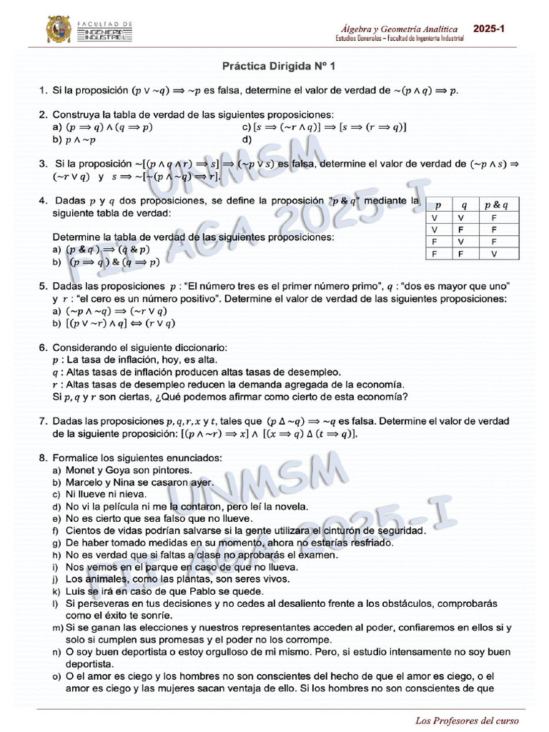 Práctica dirigida 1 | PDF