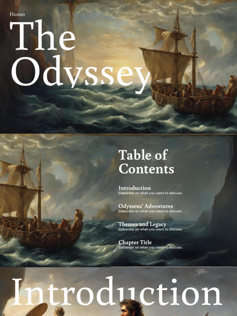 Renaissance Painting Language Arts Subject For High School The Odyssey ...