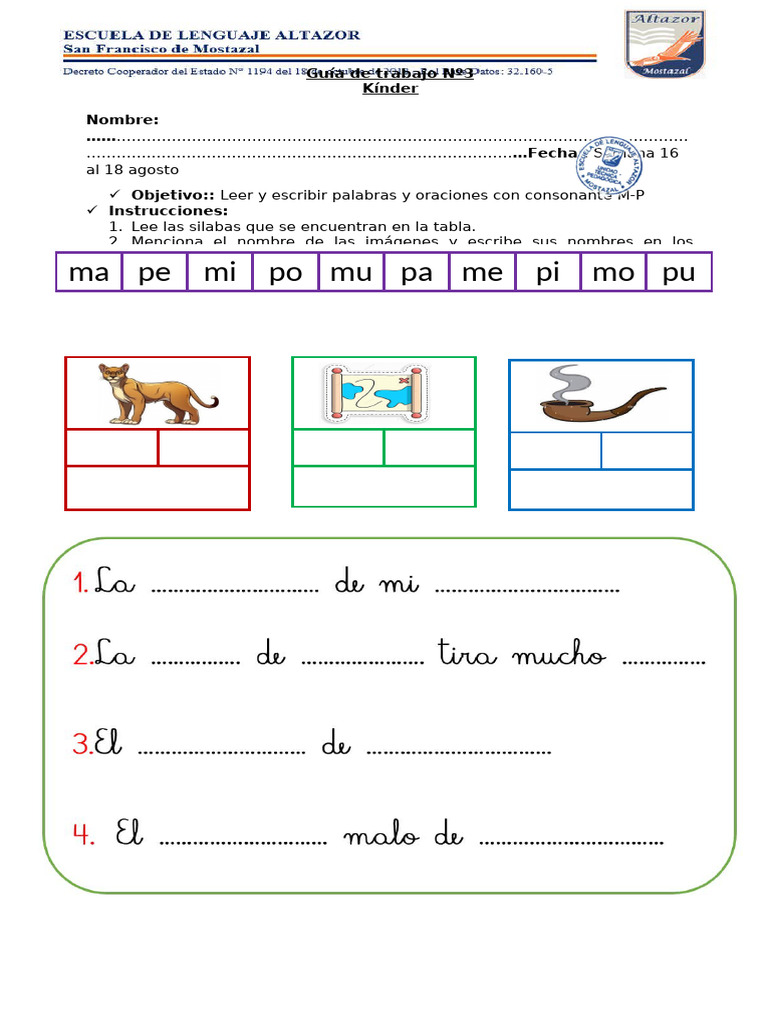 Guía N°3 16 Al 18 Agosto MP | PDF
