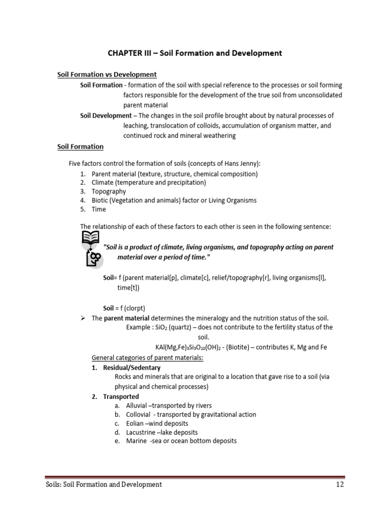 Soil Formation and Development Explained | PDF | Soil | Weathering
