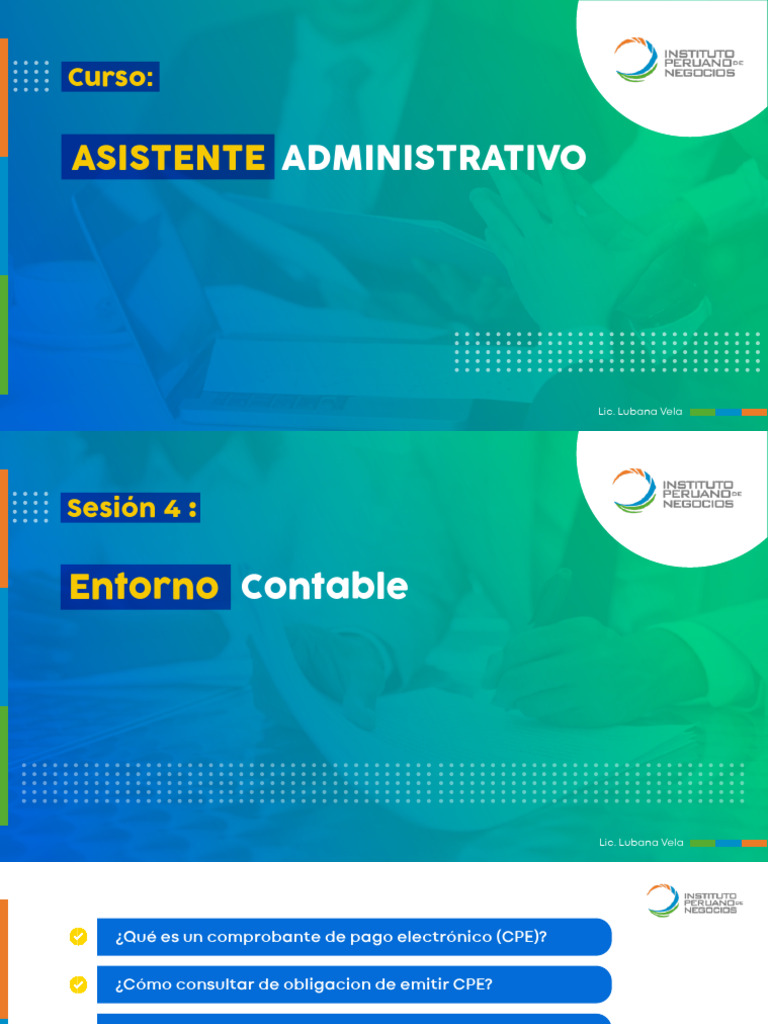 Sesion 4 - Asistente Administrativo - Lubana Vela | PDF | Factura