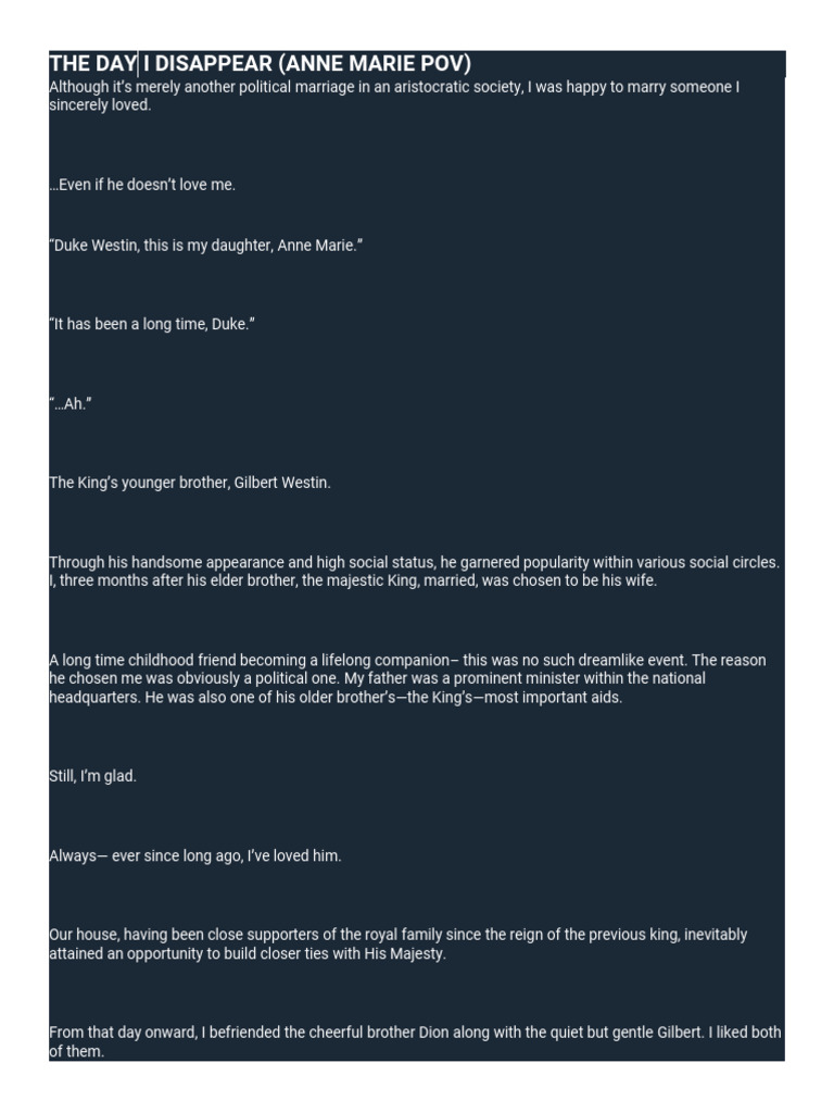 The Day I Disappeared & After She Left xx | PDF