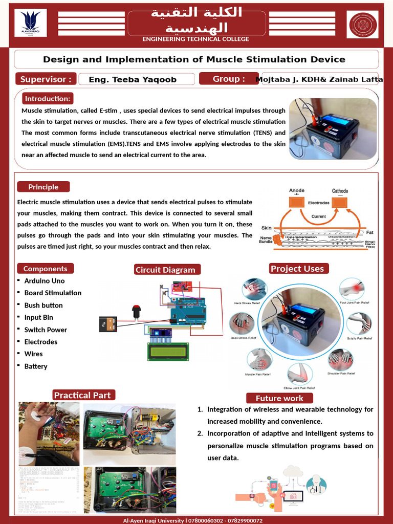Eng. Teeba Yaqoob: Design and Implementation of Muscle Stimulation ...