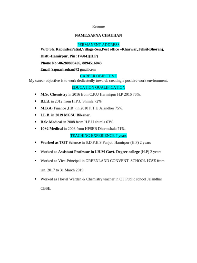 Resume by Karan | PDF