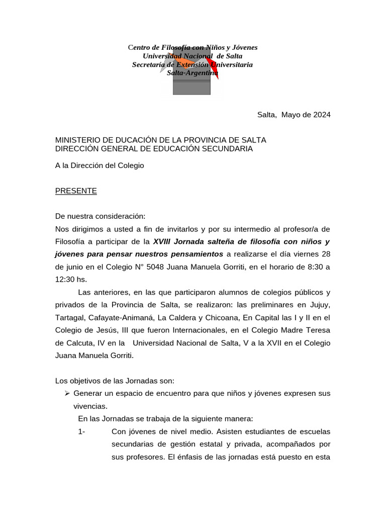 Nota Invitacion | PDF
