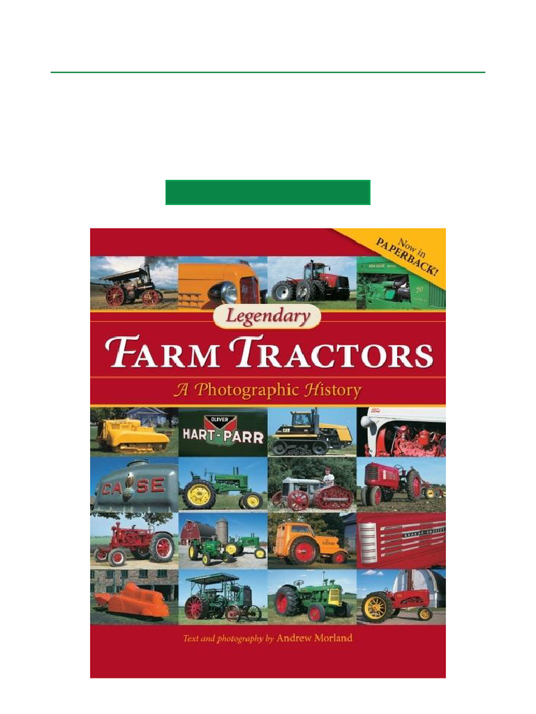 Legendary Farm Tractors A Photographic History Full MOBI Ebook | PDF