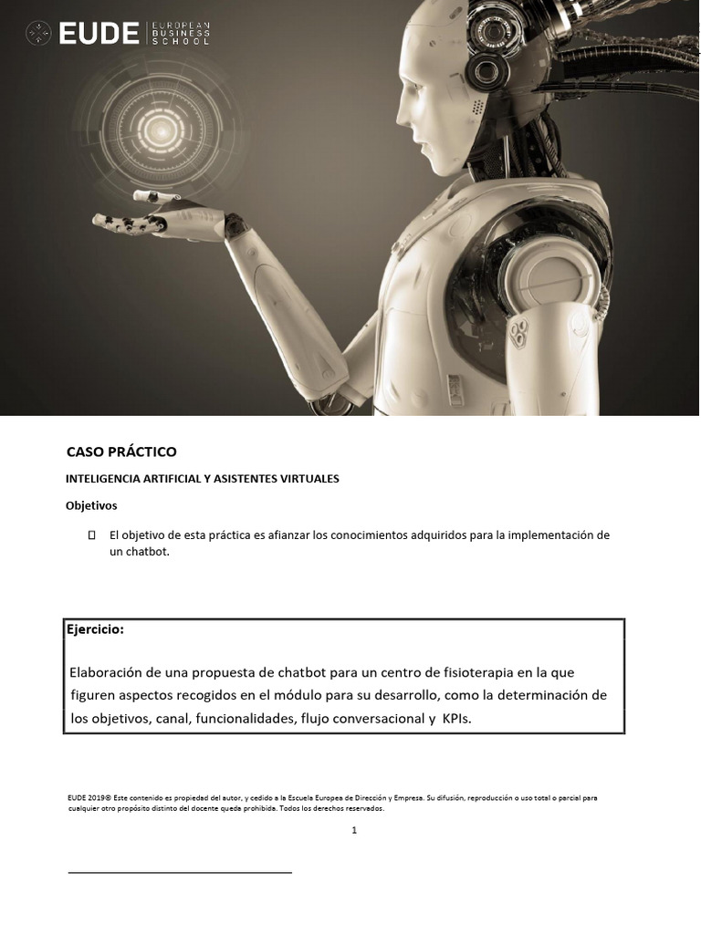 Caso PR Ctico Chatbots Fisioterapia PDF | PDF