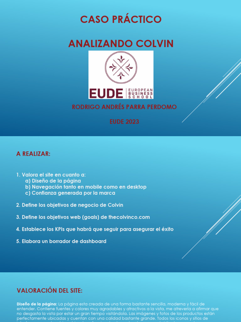 Caso Practico Colvin PDF | PDF | Informática