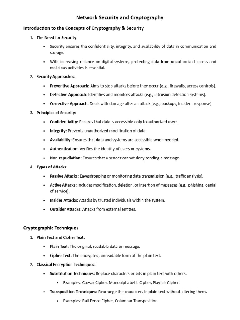 MOD-I | PDF | Encryption | Key (Cryptography)