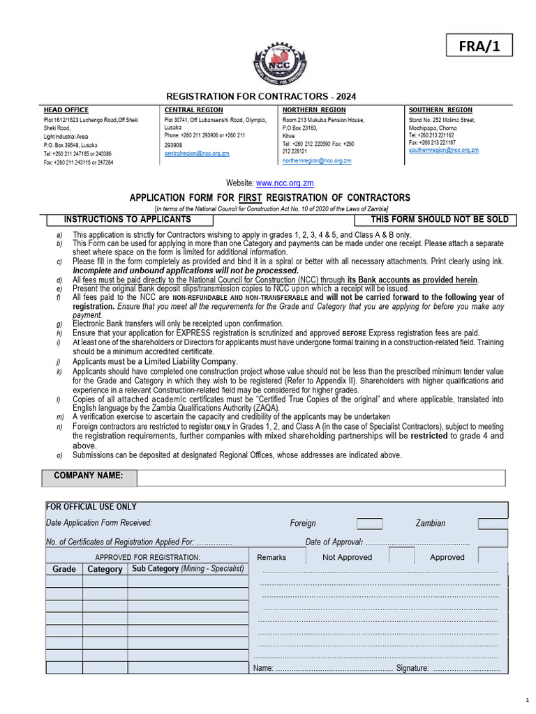 2024 FIRST REGISTRATION FORM For Grades 1 5 A B 1 | PDF | Bankruptcy ...