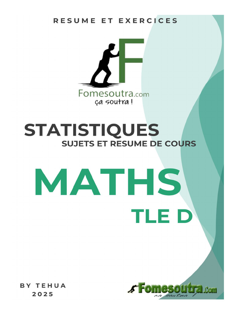 Fiche de Maths Tle D (Statistiques) Resume Et Sujet by Tehua | PDF
