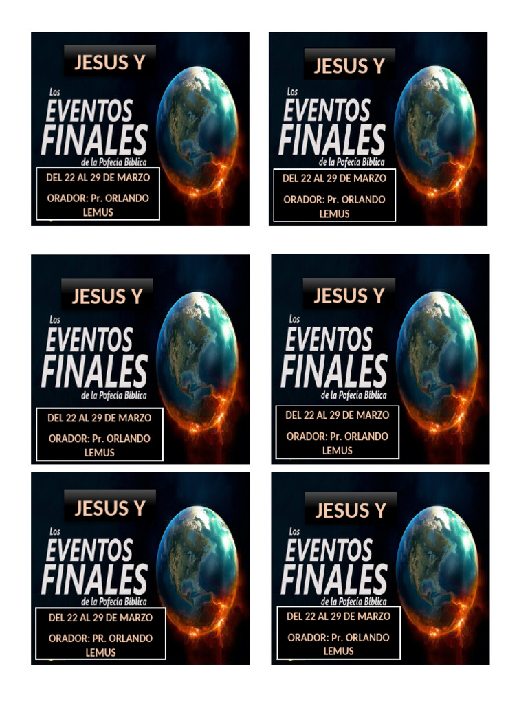 Invitacion Campaña Eventos Finales | PDF