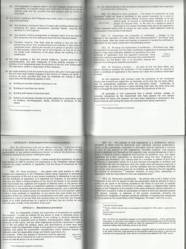 Pice Manual of Professional Practice For Civil Engineers PDF PDF Free ...
