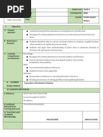 Grade 4 Decimal Lesson Plan | PDF | Learning | Teachers