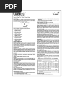 Gabapentin Titration Schedule Guide | PDF