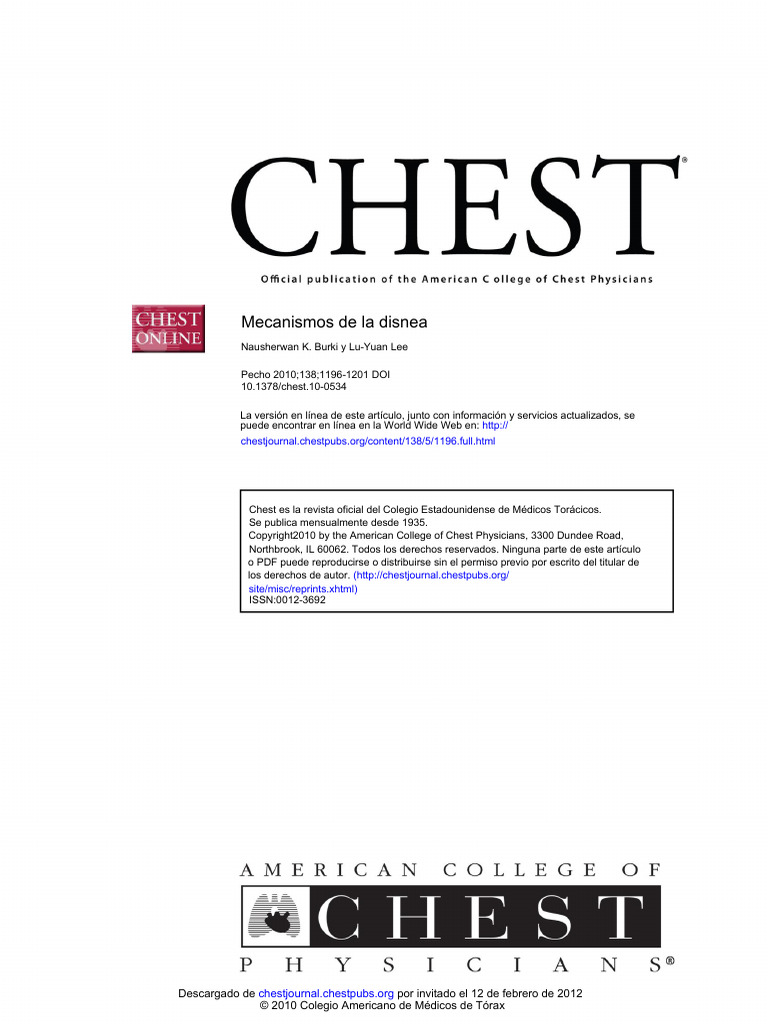 Mechanisms of Dyspnea - Chest 2010 - 250309 - 195638 ( - 250309 ...