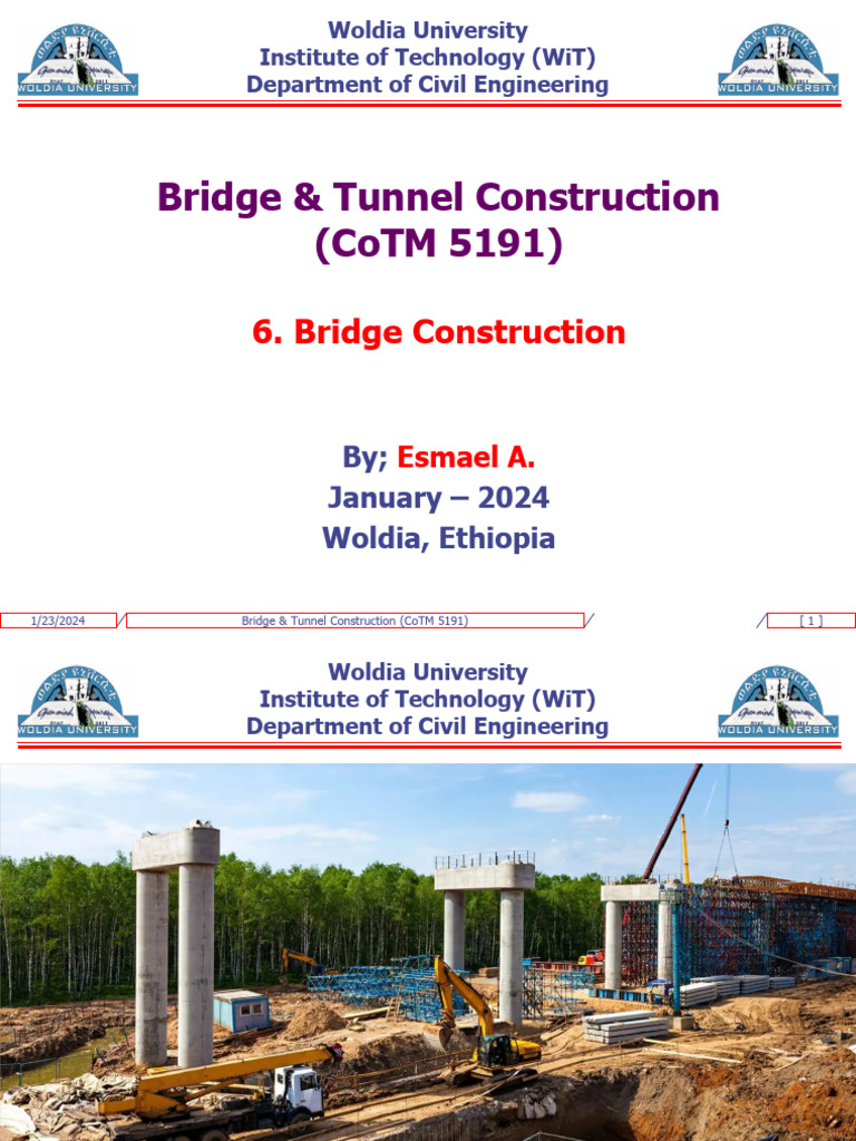 Bridge Construction Methods Overview | PDF | Deep Foundation | Foundation (Engineering)