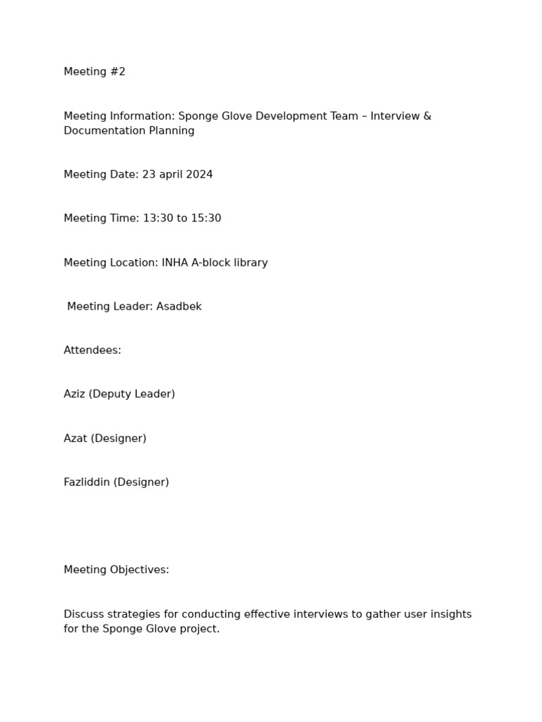 Meeting 2 | PDF