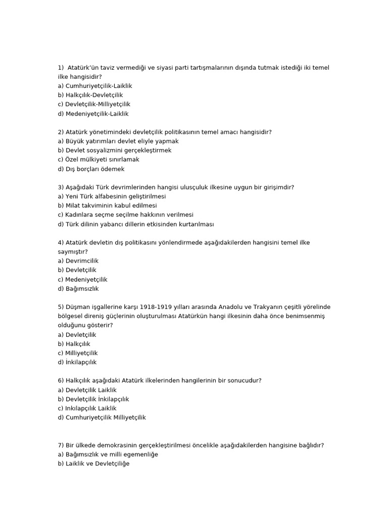 100 Soru 100 Cevap | PDF