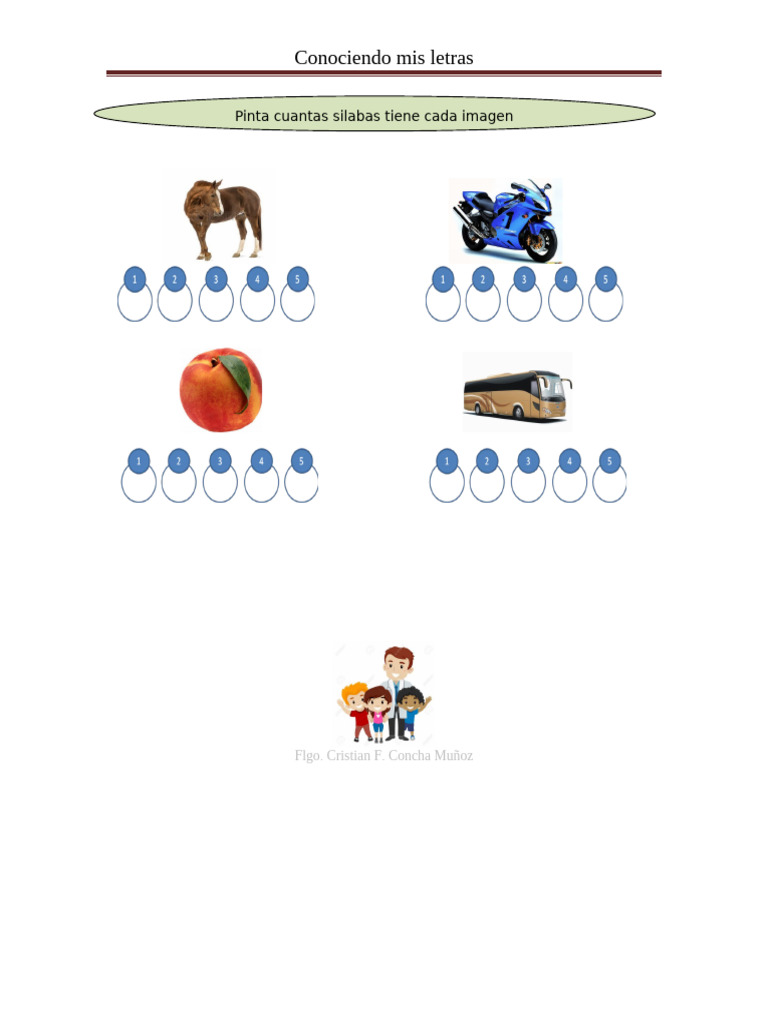Conciencia Fonologica Segmentación Silabica | PDF