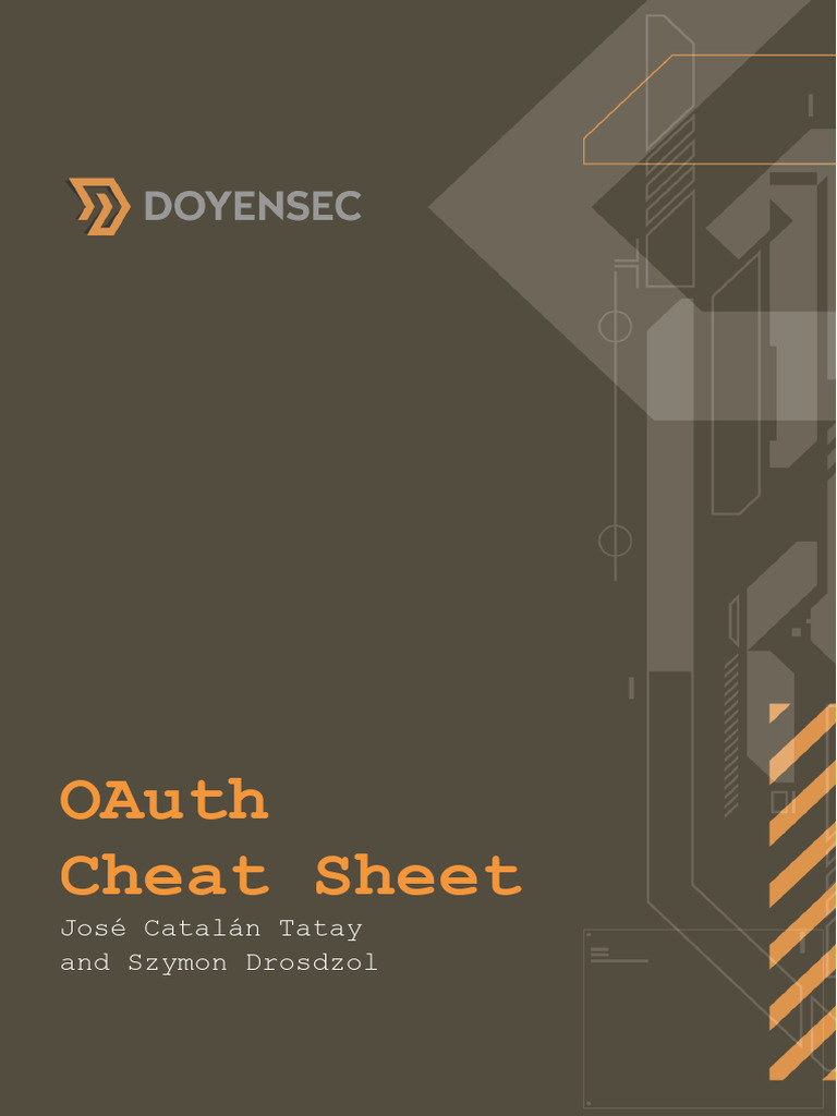 Doyensec OAuth CheatSheet | PDF