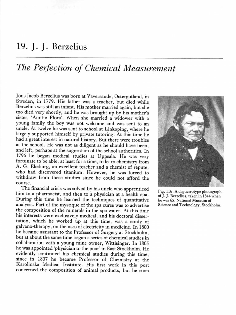 Harre - Berzelius Chemical Measurement | PDF