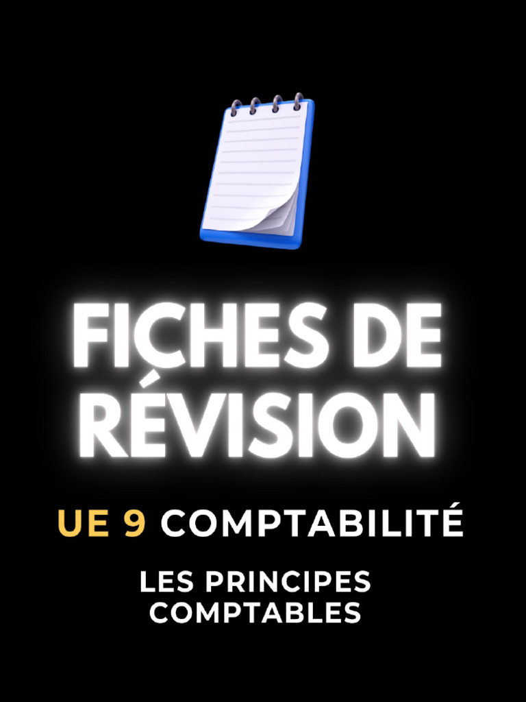 Fiche de Révision - Les Principes Comptables | PDF