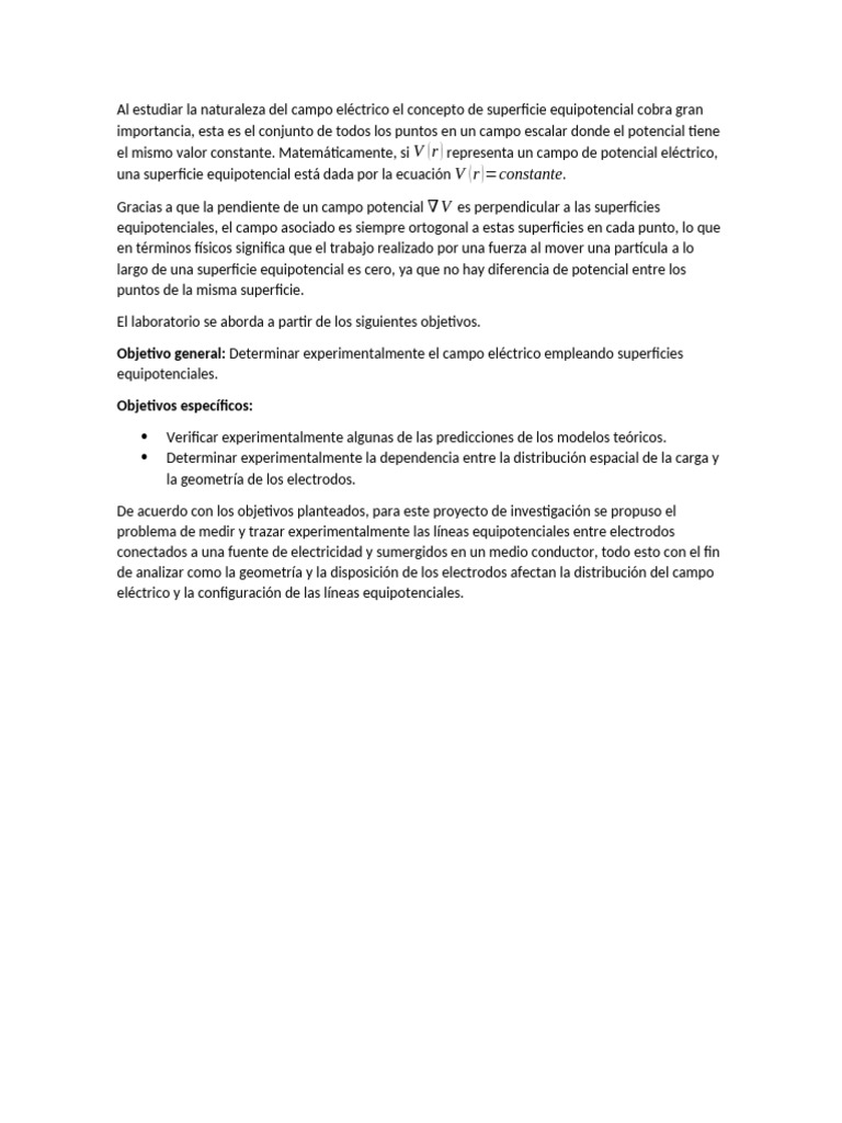 Borrador Lab 1 Fisica II | PDF