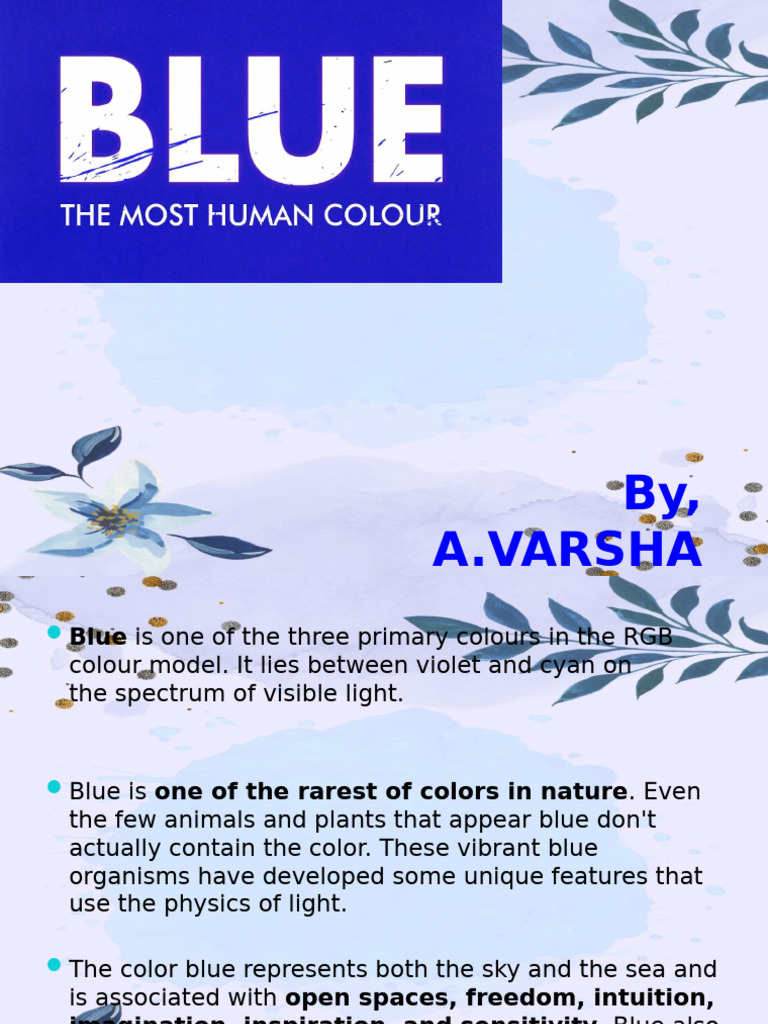Blue | PDF