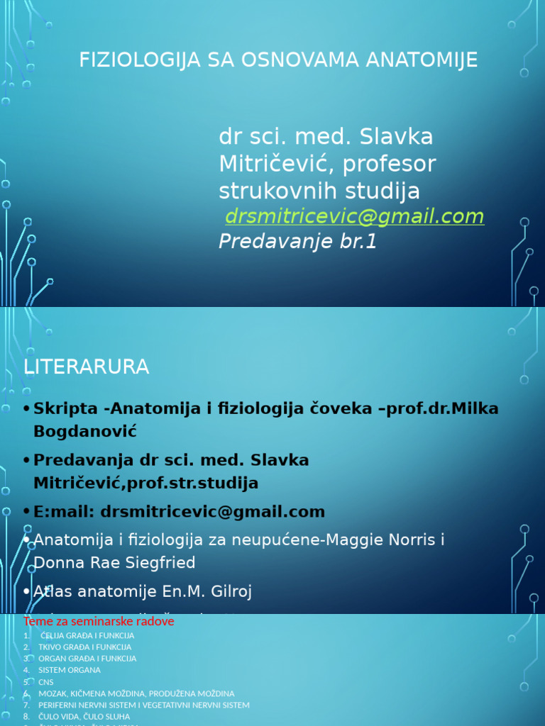 Predavanje | PDF