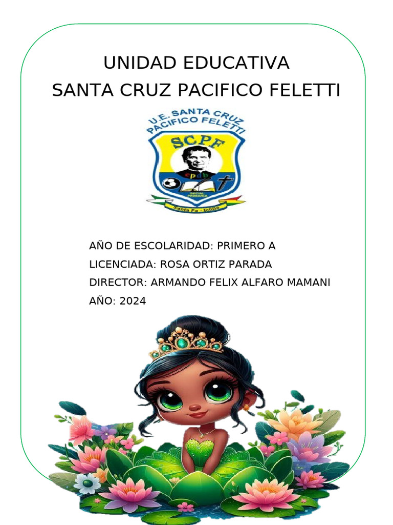 Unidad Educativa Caratula | PDF