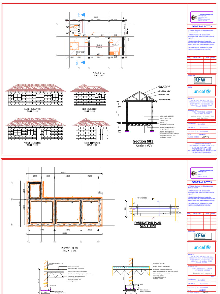 Junior Staff Houses | PDF | Building Technology | Materials