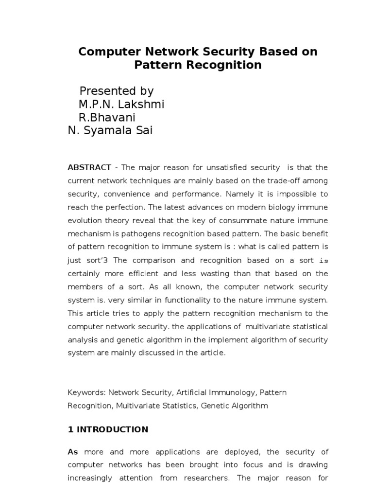 Computer Network Security | PDF | Computers