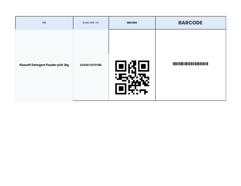 Barcode - Sheet1 | PDF