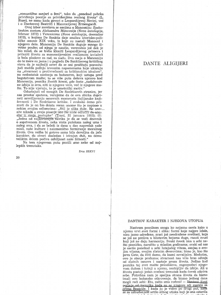 05 F. de Sanktis, Dante Aligijeri | PDF