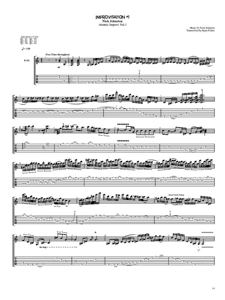 Improvisation #1 | PDF