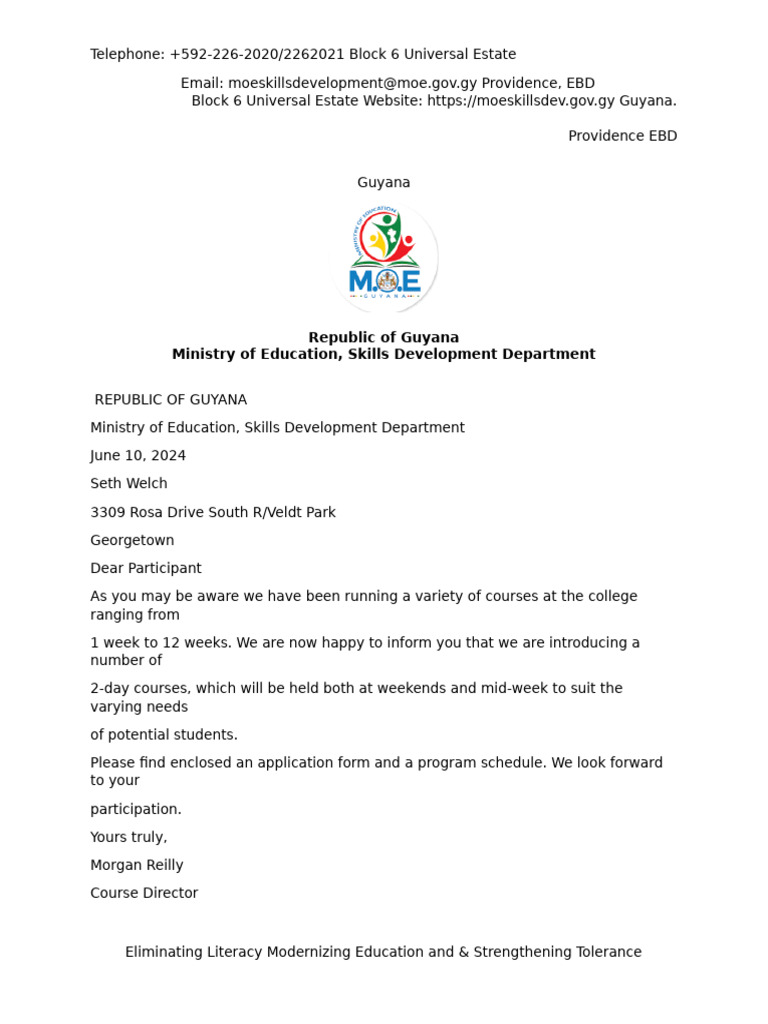 New 2-Day Courses Announcement | PDF