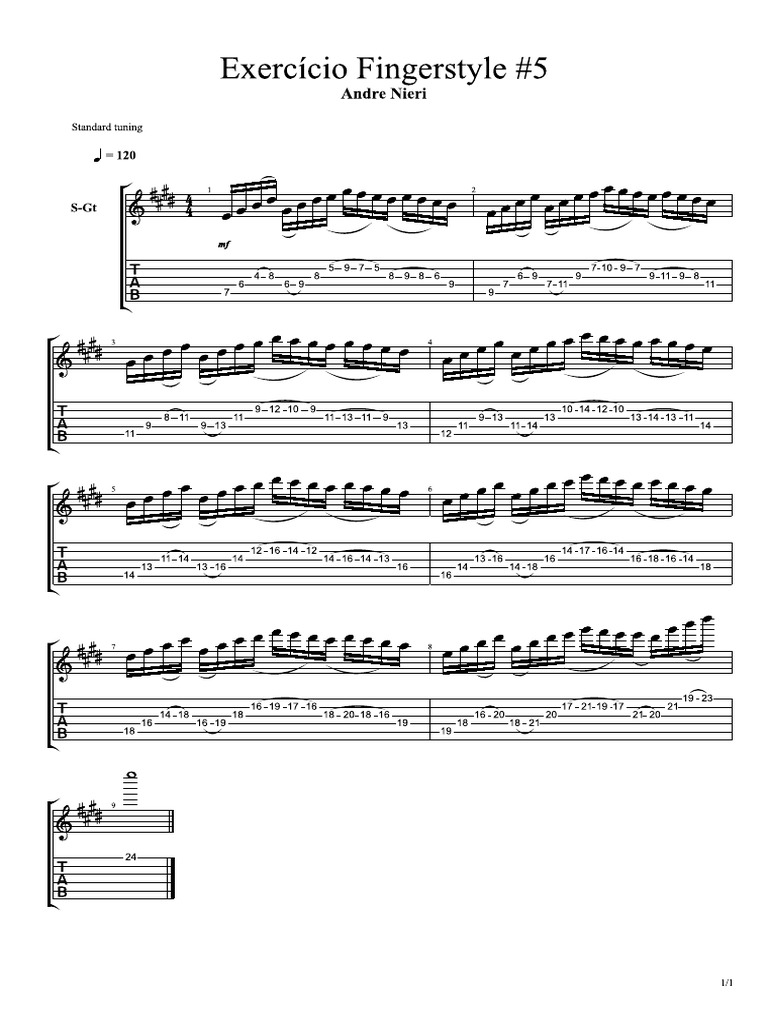 André Nieri - Fingerpicking 05 | PDF