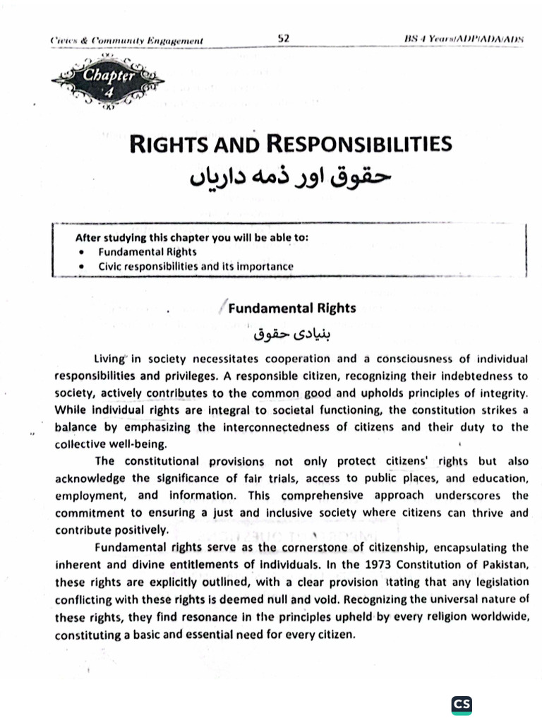 Civic Chapter 4 | PDF