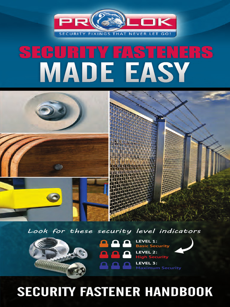 Security Fastener Handbook | PDF