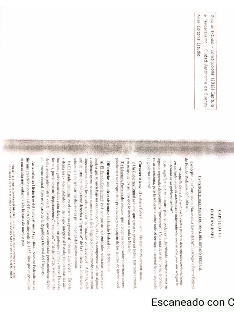 Guía Constitucional - Capítulo 6 | PDF