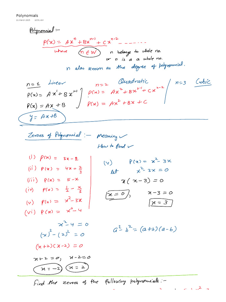 Grade 10 Chapter 2 Factorisation of QP | PDF