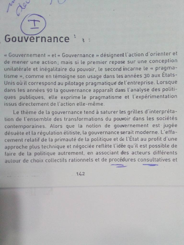 Gouvernance | PDF