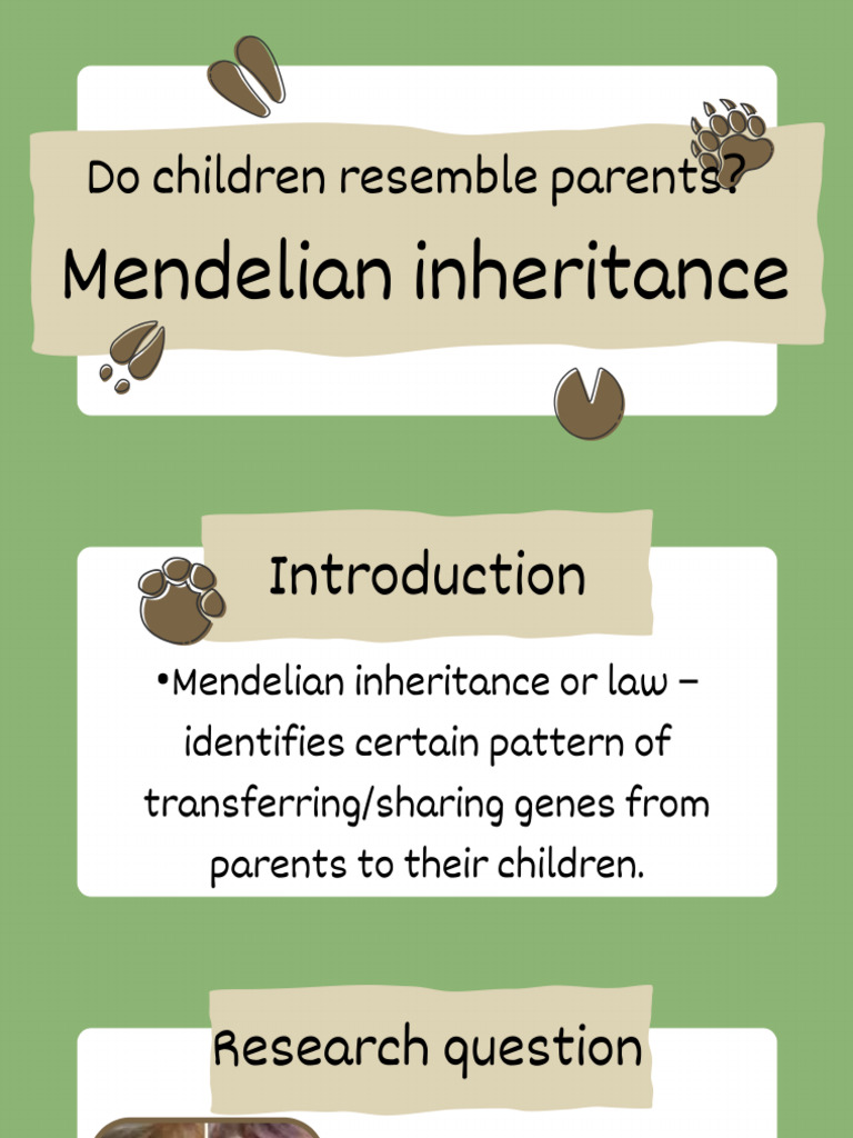 Do Children Resemble Parents | PDF