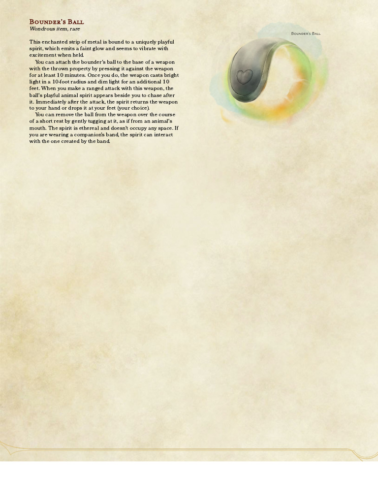 Bounders Ball - The Homebrewery | PDF